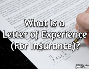 Letter of Experience - What is a Letter of Experience (For Insurance)?