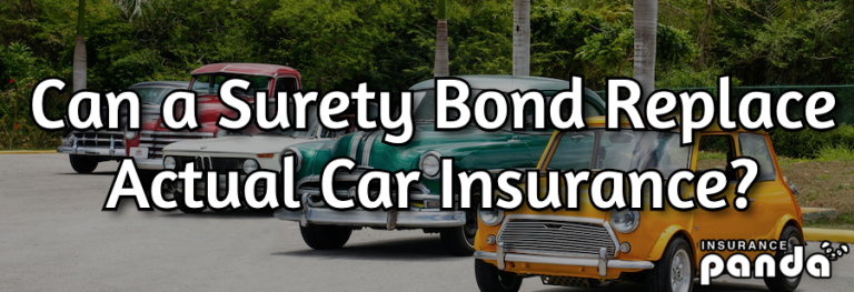 Can a Surety Bond Replace Actual Car Insurance? - Insurance Panda